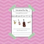 International Jazz Day Free Activity; Have Fun with Jazz - Petal Resources