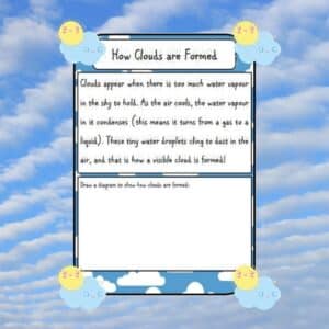 How Are Clouds Formed? Printable for Kids - Petal Resources