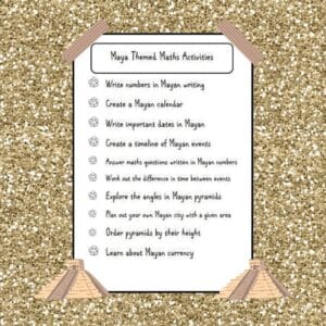 Mayan Math Activities List - Petal Resources