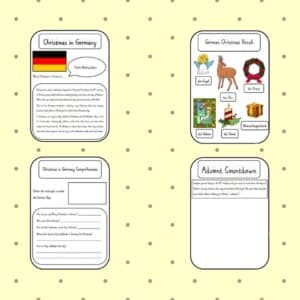 German Christmas Traditions Activities - Petal Resources