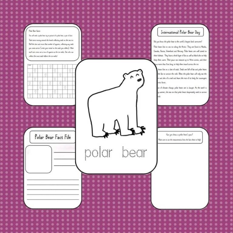 International Polar Bear Day Free Printable - Petal Resources