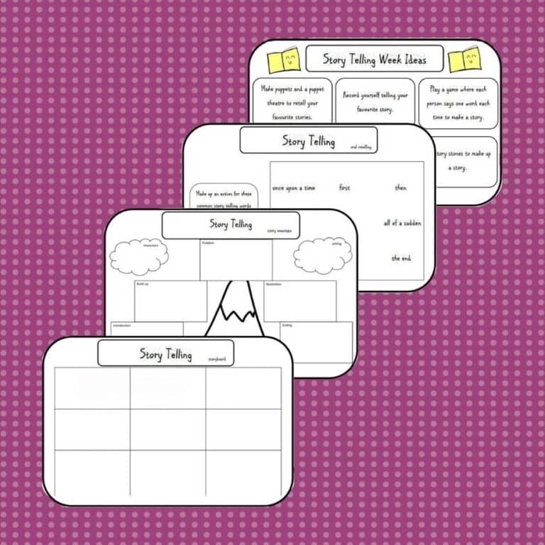 Story Telling Week Free Home Education Printable - Petal Resources