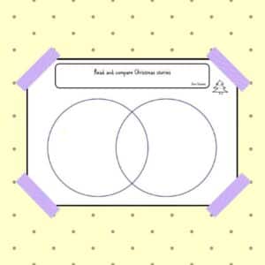 Read and Compare Christmas Stories Venn Diagram - Petal Resources